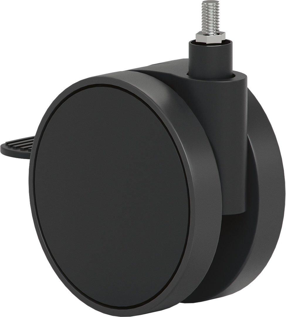 Black wheels Simple for desk 140 - furniture in the Simple collection ...